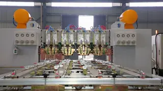 Rectangular tube 8-point welding machine