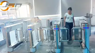 Commercial Buildings Compact Swing Turnstile With RFID Access Control