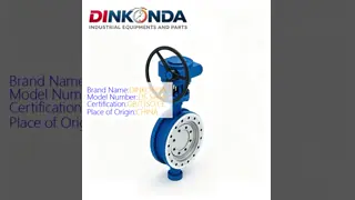 DINKONDA Triple Eccentric Butterfly Valve for Power Plants