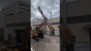View 30 Ton Clamshell Excavator Telescopic Arm For Long Reach With BS900 Board CE Certified Demo