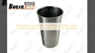 TEIKIN Cylinder Liner for Isuzu C240 LCF39125