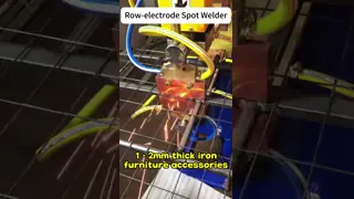 1–2mm Thick Iron Is Welded with a High-Efficiency Multi-Spot Welding Machine
