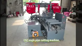 Hydraulic Pipe Cutting Bandsaw Machine for Metal Tube Processing
