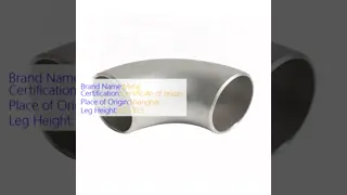 High Quality ASTM A403 Stainless Steel Pipe Fittings