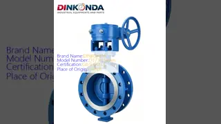 DINKONDA Triple Eccentric Metal Butterfly Valve Solution
