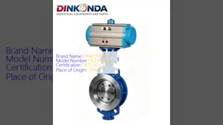 DINKONDA Triple Eccentric Butterfly Valve High Performance