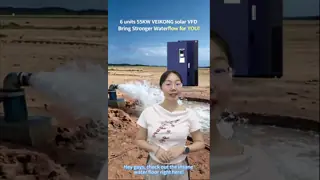 VEIKONG 55 kW Solar Pump Inverter | On‑Site Field Application