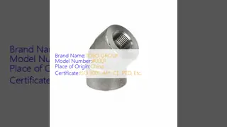 High Pressure Forged Steel Pipe Fittings 2000LB to 9000LB