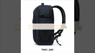 Custom 180 Degree Carry On Travel Backpack for Business