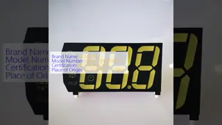 Custom Pure Green LED Display for Industrial Controllers