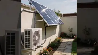 Household Grid Photovoltaic Hybrid Solar R32 Battery Air Conditioner Energy Saving Cooling Unit