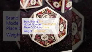 Archaize Antique Gold Dice Set for Tabletop RPG Gaming