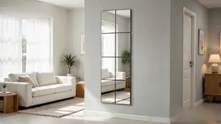 Hardened Acrylic DIY Splicable Full Body Mirror Tiles Wall Decor Mirror Set