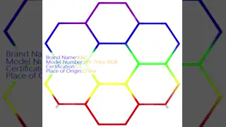 Ultimate RGB Hexagon LED Garage Ceiling Lighting System