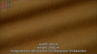 Custom Dyeable Vertical Striped Cotton Blend Knit Fabric for Fall Winter Knit Cardigans & Trousers