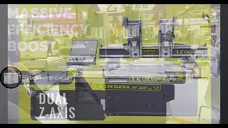 Dual Spindle CNC Router with Dual Z-Axis & 5.5KW Water Cooling