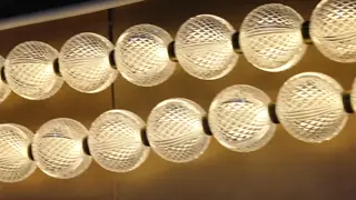 Euro  Style 42in Gold Kitchen Island Chandelier Modern Clear Glass Shade