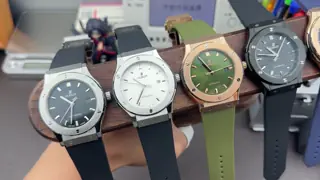 Multi-color Case Rubber Strap Men Automatic Watch Minimalist Casual Wristwatch