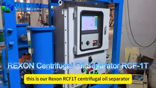REXON 1000LPH Explosion-Proof Disc Stack Centrifuge Oil Purifier RCF-1T