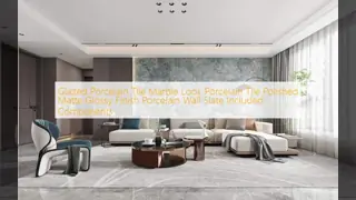 Premium Marble Look Porcelain Tiles Elegant Durable Flooring
