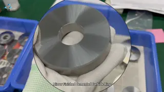 Precision Mirror Finished Tungsten Carbide Seal Ring, Custom Wear Resistant Carbide Ring