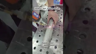 4mm Stainless Steel Pump Connectors Are Welded with a Handheld Laser Welder