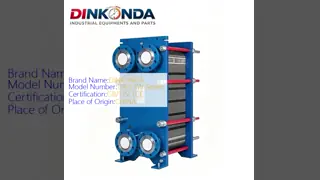 DINKONDA Wide Channel Heat Exchanger Anti Clogging Solution