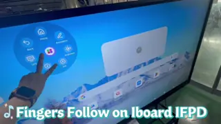 Fingers Follow on iBoard IFP