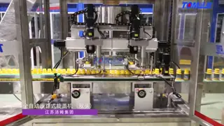Fully Automatic Dual-Head Tracking Capping Machine