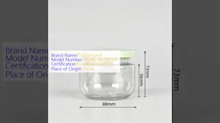 Premium 250ml PET Cosmetic Jar for Face Cream Packaging