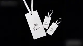 Premium acrylic hanging reserved signs