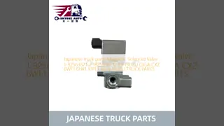 Isuzu Giga Magnetic Solenoid Valve 1825638712 Replacement