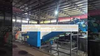 High Capacity Plastic Film Shredder Energy Saving Solution