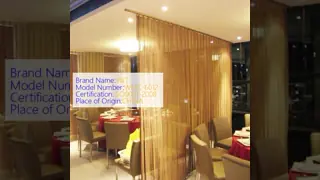 Decorative Metal Mesh Curtains for Modern Interior Design