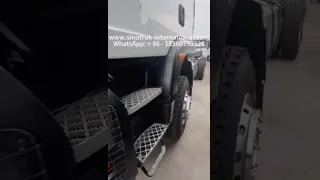 Sinotruk HOWO 371HP Water Tank Truck Chassis High Pressure Flush