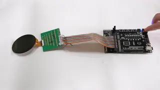 Compact 2.1 Inch Round TFT LCD Display Module Overview