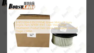 Isuzu NPR 4HF1 Blower Motor 8972119540 Replacement