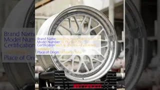 Custom Forged Aluminum Wheels TUV Certified Black Finish