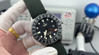 GMT Diver Sports Watch Nylon Strap 200M Waterproof Chronometer Mechanical Wrist Watch