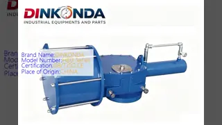DINKONDA Heavy Duty Pneumatic Valve Actuator for Power Plants