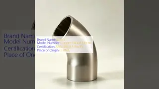C70600 Copper Nickel 90 Degree Elbow Seawater Resistant