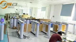 Commissioning of speed swing turnstile