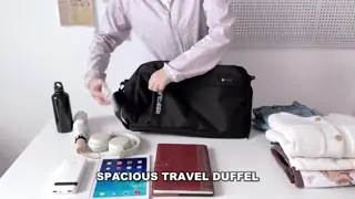 Versatile Travel Duffel Bag with Large Capacity for Gym and Trips