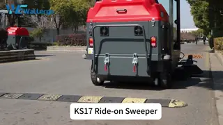 KS17 Professional Ride-On Sweeper with Dust Filtration