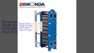 DINKONDA High Flow Plate Heat Exchanger for Power Plants