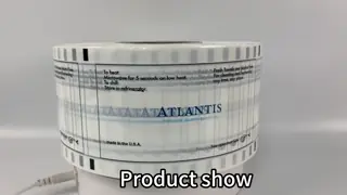 Custom Printed Sachet Food Packaging Film Roll Transparent Wrapping Laminating
