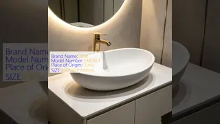 Luxury Dark Green Resin Vessel Sink Modern Bathroom Decor