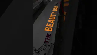Full color led channel letter sign for THE BEAUTY BAR