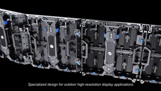 Outdoor P2.6 500×1000mm LED Display Full Color Screen with IP65 Protection and 5300nits Brightness