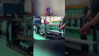 Fence roll forming machine